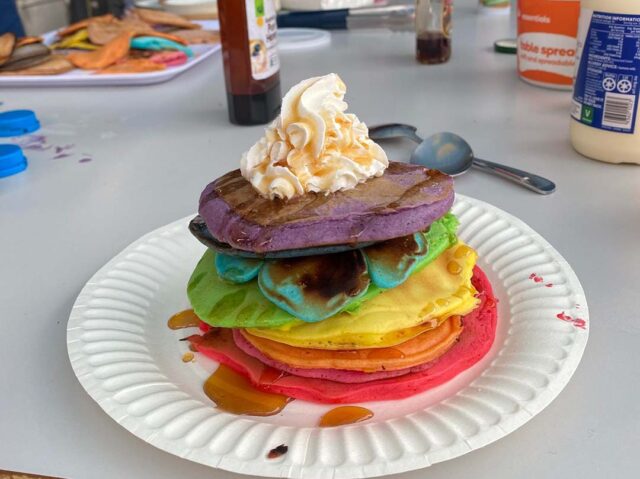 Celebrating Pride Month with rainbow pancake breakfast - Northern ...